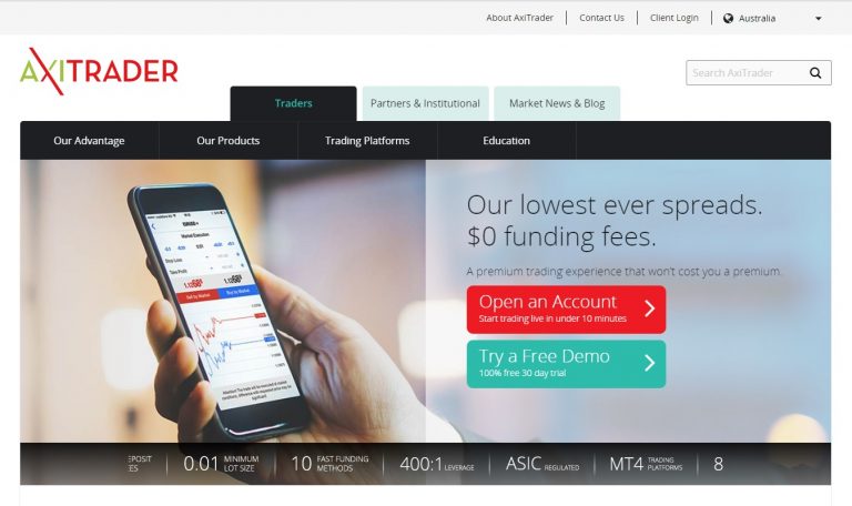 AxiTrader Review | Crypto Option