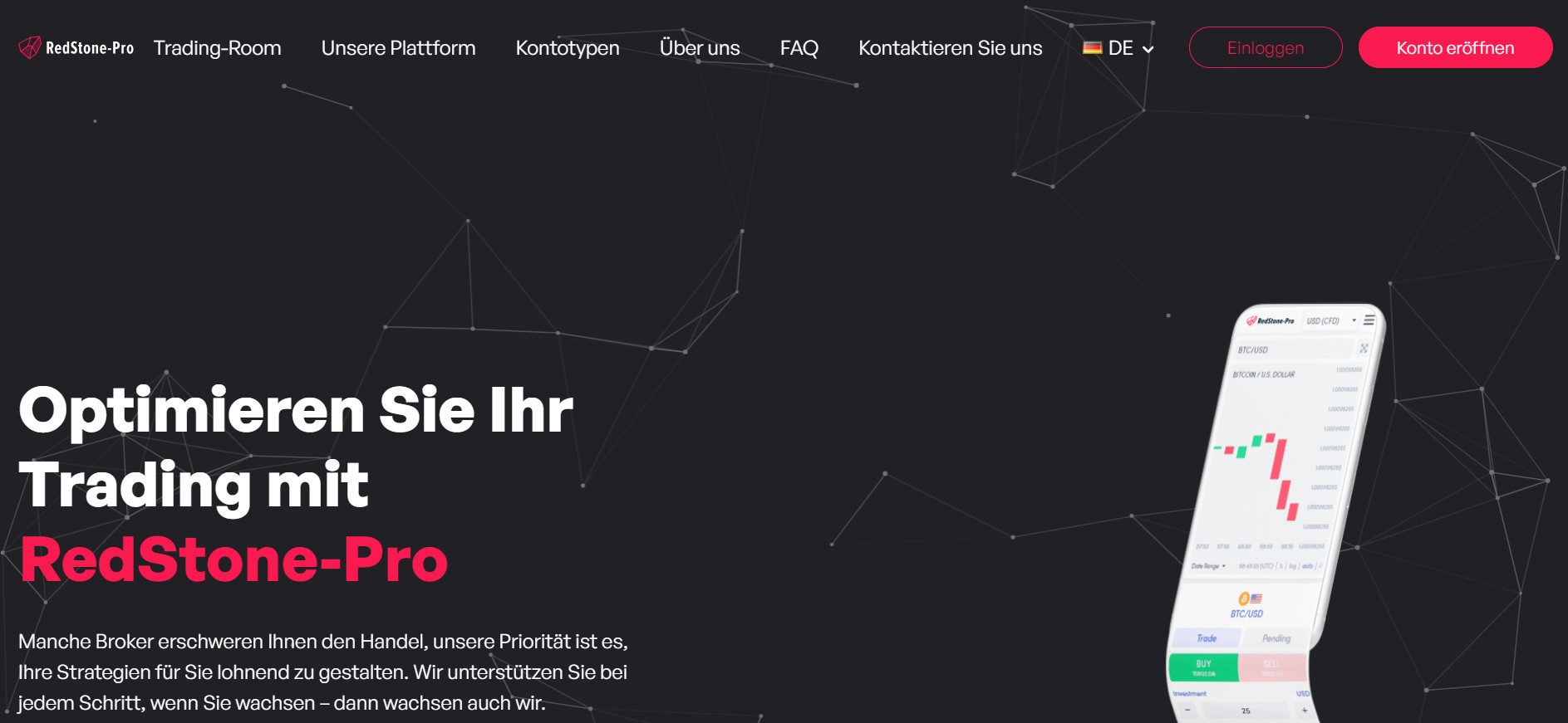 Redstone-Pro Erfahrungen - Wichtige Fragen an den Broker | Crypto Option